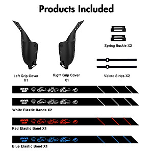 AMVR Touch Controller Grip Cover, for Meta/Oculus Quest, Quest 2 or Rift S Accessories,with Anti-Throw Straps and Handle Protective Sleeve,Made of Premium Material, Comfortable Feel, Easy Installation
