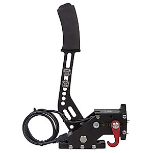 Ubrand HB-03B-BK 16-bit PC Game USB Handbrake with Plate for Racing Games, Compatible with Logitech G27 G29 Simulate Linear Handbrake, 11.8 inch High (Only PC System, 10 x 20 x 30, Black