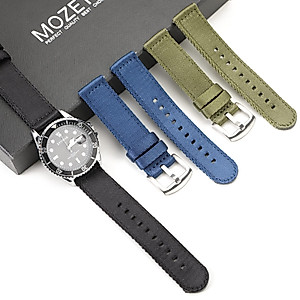 WOUKUP Military Quick Release Nylon Watch Bands Premium Seat Belt Material Watch Strap 18mm 20mm 22mm Watchband for Men and Women