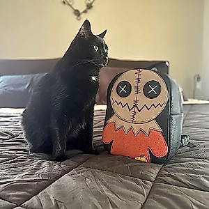 Things2Die4 Vinyl Spooky Scarecrow Doll Novelty Backpack Goth Purse Bag Halloween Fashion