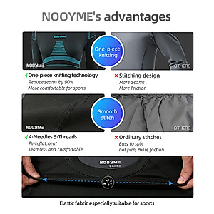 NOOYME Thermal Underwear for Women Long Johns for Women, Base Layer Women Black-blue