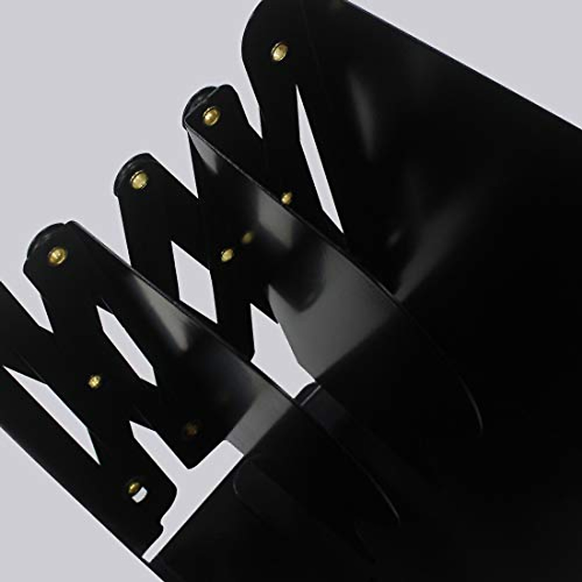 DARUITE Adjustable Bookends for Shelves Book Ends to Hold Books Bookends for Heavy Books Office Desk Book Organizer Non-Skid Bookend(Black x 1)