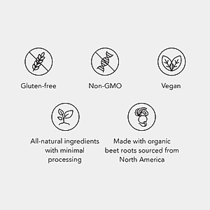 Think Remedy Aged Beet Root Capsules - Beet Pills for Stamina - Organic Beet Root Powder - Nitric Oxide Supplement - Nitrate No Sugar - 30 Capsules - Beet Root Supplement - Super