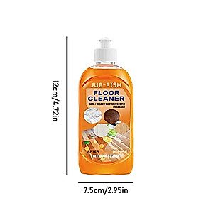Gecau Floor Cleaner, Multi-Surface Vinegar Polish Floor Cleaner, And Household Cleaner, Safer For P𝚎ts And Kids(100ml