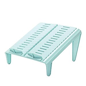 HTLLT Practical and Convenient Shoe Slots Organizer Adjustable Shoe Racks Space Saver Shoe Holder 6/10 Piece Set,Green,10 Piece Set