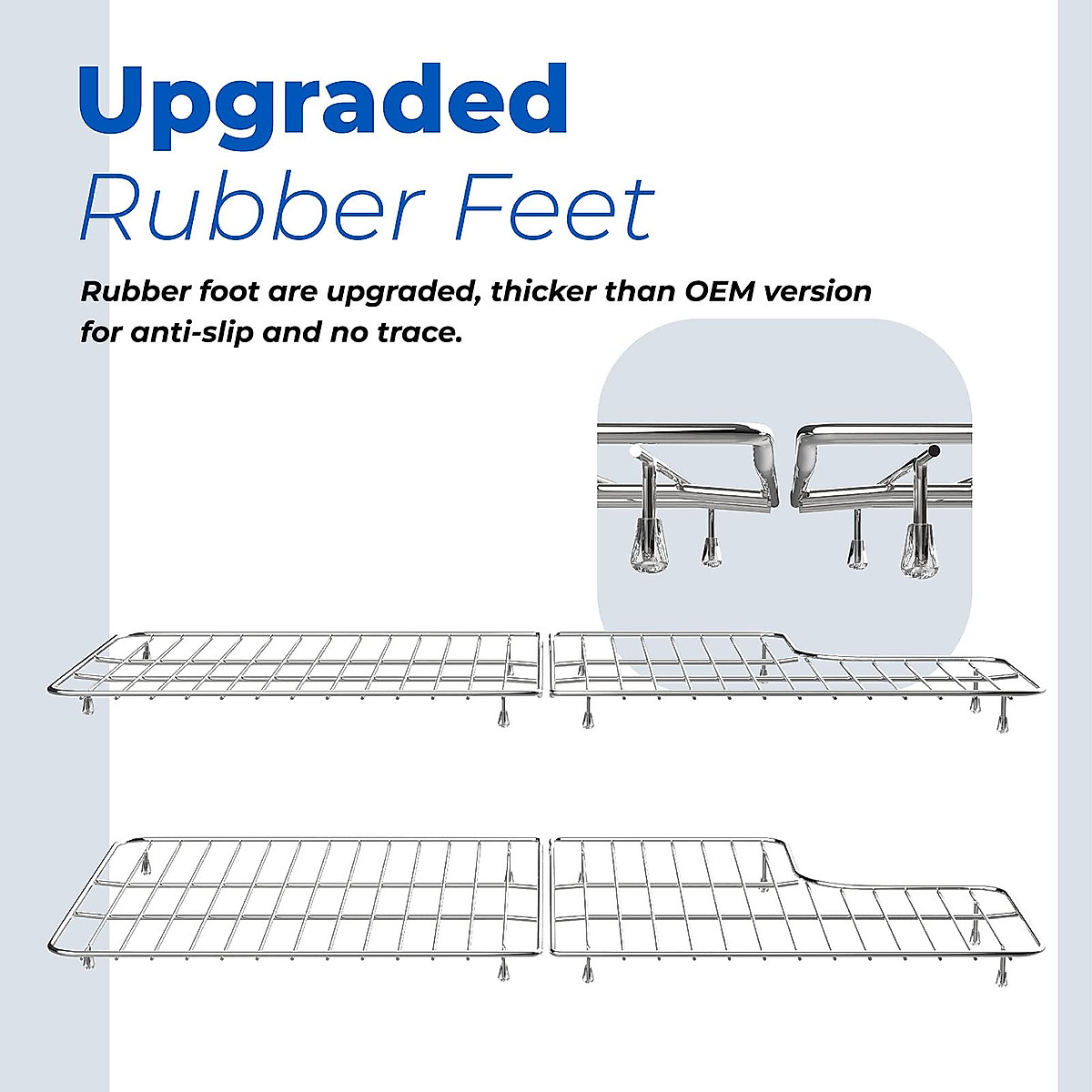 ANTOBLE K-6639-ST Sink Rack Compatible with Kohler Whitehaven Farmhouse Cairn K-6488 K-6489 K-27785 Bottom Basin Rack Kitchen Sink Protector 36" for Kohler Stainless Steel Sink Grid Replacement Part