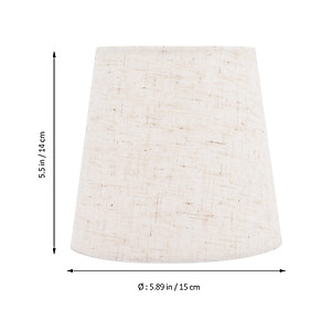 OSALADI Lamp Shades Drum Lamp Shade Cloth Lamp Shade Clip On Bulb Light Cover E14 Decorative Chandelier Protector Table Light Shell Cover Lamp Shade for Floor Table Wall Lamp Small Lamp Shades