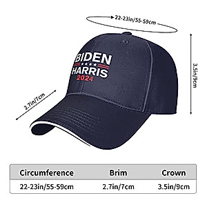 staropal Biden Harris 2024 President American Flag Build Back Better Hat Trucker Hat Baseball Cap Funny Dad Hat for Men Women