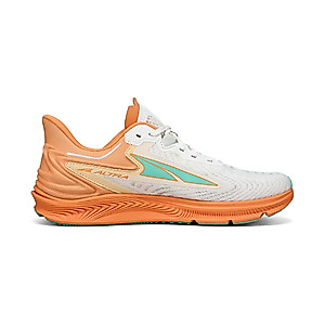 ALTRA Women's AL0A7R78 Torin 6 Road Running Shoe, White/Orange - 9.5 M US