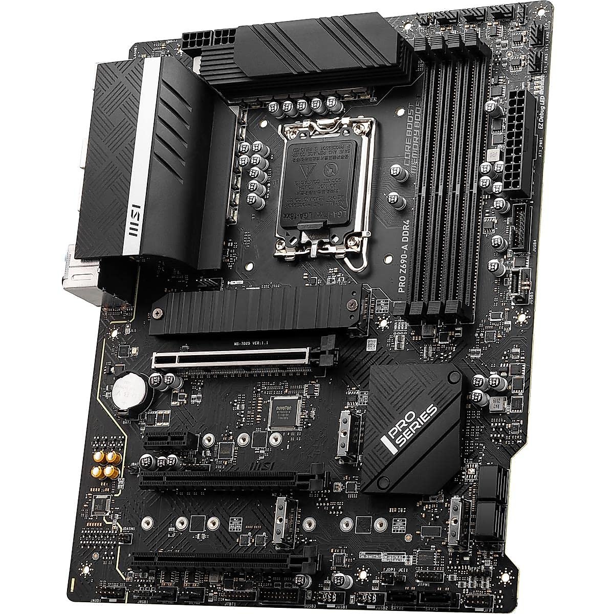 MSI PRO Z690-P DDR4 ProSeries Motherboard (ATX, 12th Gen Intel Core, LGA 1700 Socket, DDR4, PCIe 4, CFX, M.2 Slots)