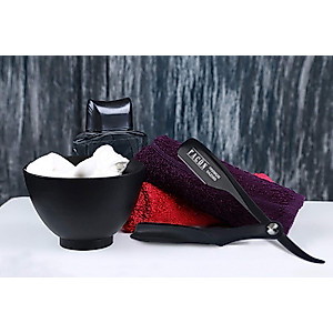 100 BLADES + Facón Professional Classic Japanese Straight Edge Barber Razor - Salon Quality Cut Throat Shavette