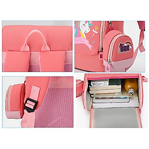 DAHUOJI Unicorn Kids Backpack Girls School Backpack Protect the spine Kindergarten elementary schoolSchool Bag