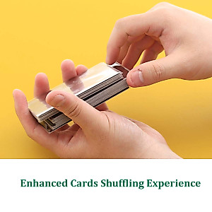 DeElf 1000 Bulk Clear Card Sleeves for Playing Card Standard Size Trading Game Fit MTG Baseball and Sport Cards Acid Free Enhance Penny Protector