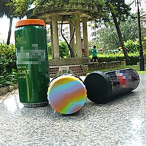 Soda/Beverage/Beer Saver Can Lids, Silicone Can Stopper Covers with No Spill - Fits standard Soda/Beverage/Beer cans (6 Pack, Assorted)