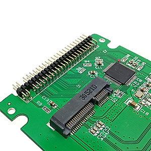 ChenYang mSATA Mini SATA SSD to IDE 44Pin 2.5 inch Hard Disk Case Enclosure Box White for Notebook Laptop