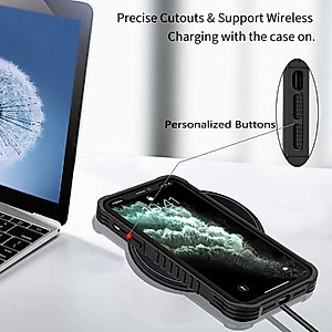 FJyuanqi Compatible with iPhone 13 Pro Max Case, Rock and Roll Skull Skeleton Bone Love Music Design Heavy Duty Anti Slip Shockproof Hard PC Back Soft TPU Prevention Protective Phone Case