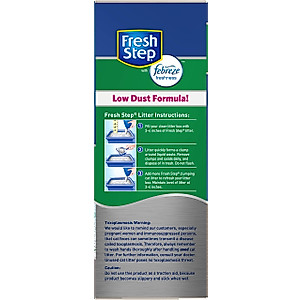 Fresh Step Odor Shield Scented Litter with the Power of Febreze, Clumping Cat Litter, 14 Pounds