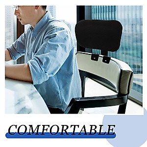 Tofficu Office Chair Headrest Attachment Computer Chair Headrest Adjustable Chair Head Cushion Head Rest for Office Chair(3.0cm Fixing Clips)