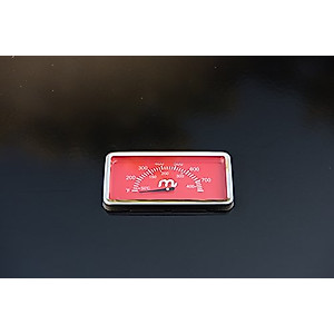 Megamaster 720-0982 5 Burner Propane Barbecue Gas Grill, Side Shelves with Hooks, for Outdoor Cooking, Patio, Garden Barbecue Grill, 50000 BTUs, Open Chart, Black