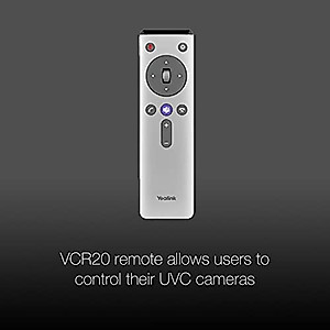 GTW Yealink A30-010-TEAMS all-in-one Collaboration bar with VCR20 remote, Connects to Deskphone, PC/Mac, Softphones - Works with Teams, Zoom, RingCentral, 8x8, Vonage, Microfiber Included