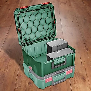 Bosch Home and Garden 1600A01SR4 Power Tools, SystemBox |Size M, Compatible with Bosch Accessory Box Small and Medium, in Sleeve, Green, M