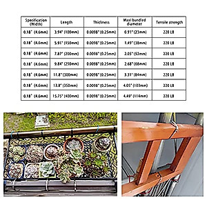 100PCS 3.9 inch 304 Stainless Steel Zip Ties Metal Zip Ties Heavy Duty Locking Cable ties Strap for Exhaust Wrap, Garage, Outdoor (3.9)