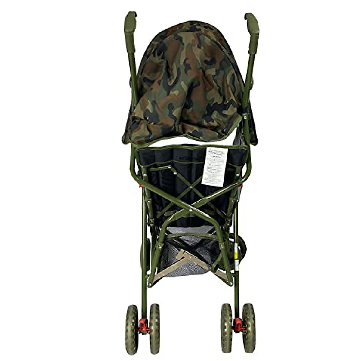 AmorosO Single Stroller - Baby Stroller with Four Wheels - Lightweight Stroller - Convertible Stroller with Extra Storage Space - Foldable Stroller with Sun Protection Hood Cover