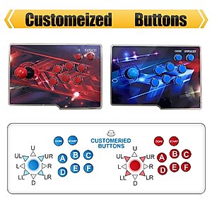 Akaxi Pandora Box Console 29800 Arcade Games in 1,Retro Game Machine for TV PC Projector, Supports Up to 4 Players, Full HD Output, Search, Save, Hide, Favorites List (29800 Games Separate)