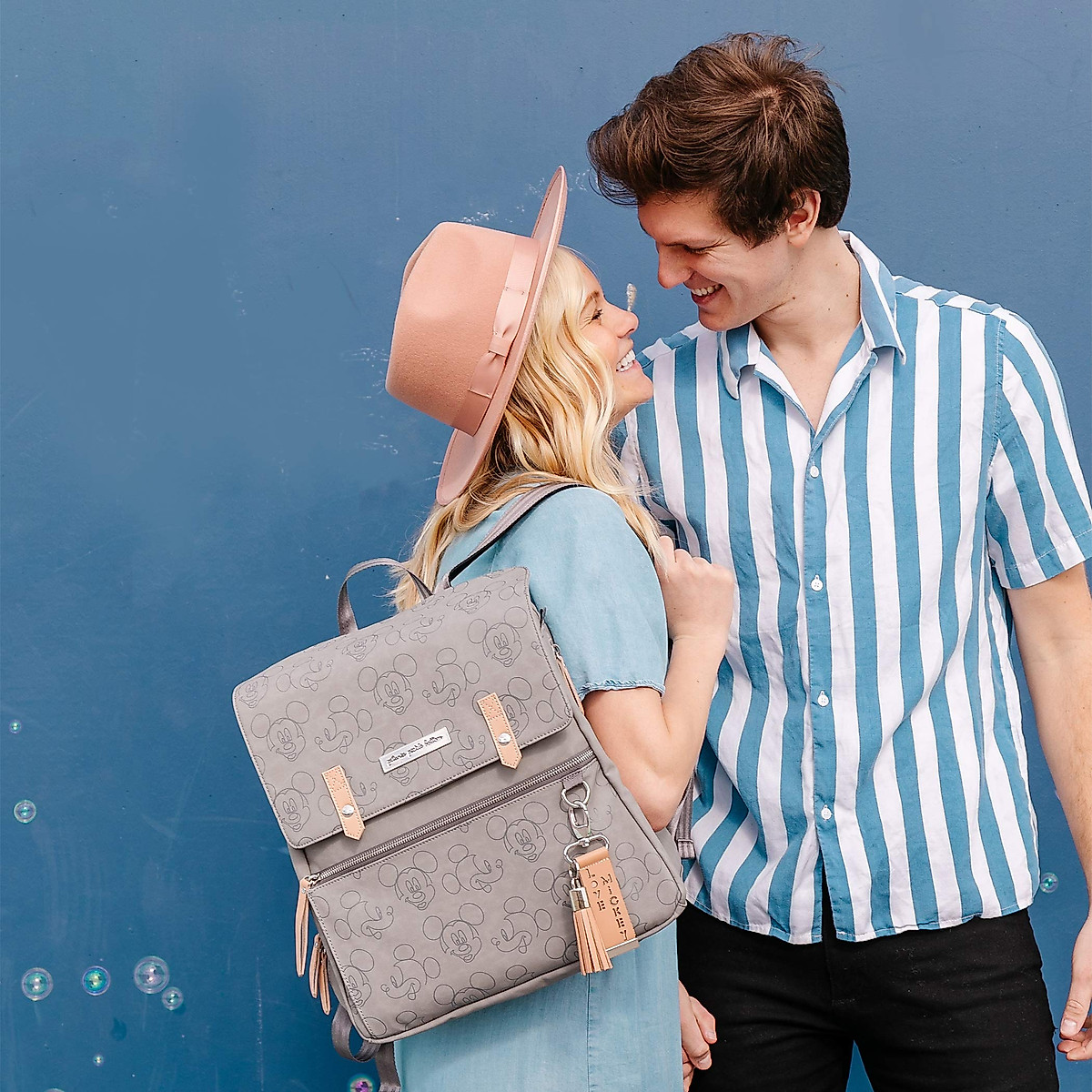 Petunia Pickle Bottom Meta Backpack - Laptop Backpack, Love Mickey Mouse, Unisex, Stylish, Spacious, and Sleek