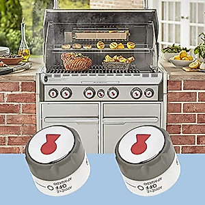 PalpitateC 91538 Control Knobs Compatible with Weber Summit 400/600 Grills Manufactured 2012 and Later, Fit for E-470, E-670, S-460, S-470, S-660, S-670, Lighted Control Knobs Set of 2