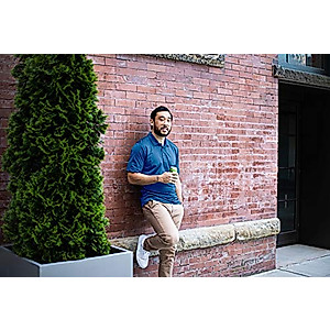 Cutter & Buck Prospect Textured Stretch Mens Big & Tall Polo, College Orange, XLT