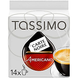 Tassimo Carte Noire Americano Coffee, Single Serve T-Discs, 14 T-Discs, 114G