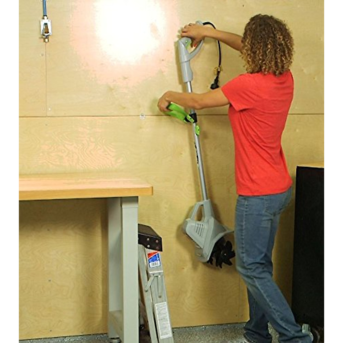 Earthwise TC70025 7.5-Inch 2.5-Amp Corded Electric Tiller/Cultivator, 7.5-Inch, 2.5-Amp Corded, Grey