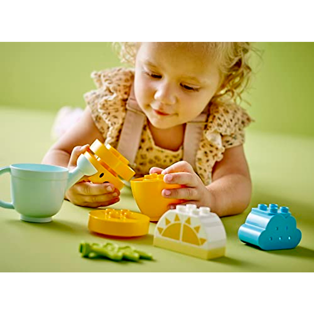 LEGO DUPLO My First Growing Carrot 10981, Stacking Toys for Babies 1.5+ Years Old with 4 Vegetable Bricks, Learning Educational Toy for Toddlers