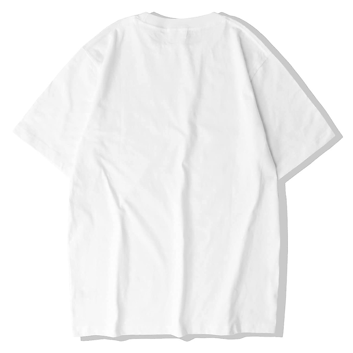 Aelfric Eden Mens Oversized Graphic Tee Summer Unisex Hipster Printed Casual Harajuku Top Tshirt A-white