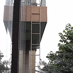 Safety Ladder,Fire Escape Ladder for Home Climbing Fire Escape and Balcony, Reusable Emergency Rope Ladder Weight Capacity up to 450Kg/a/8M