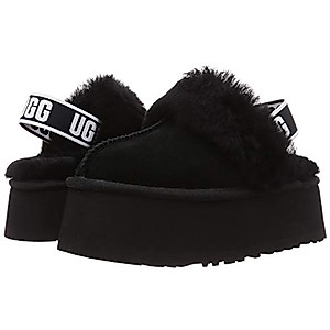 UGG Women's Funkette Slipper, BLACK, 9