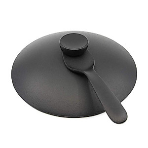 Sori Yanagi Nambu Ironware Deep Iron Pot Combining Simple Design and High Practicality, Made in Japan, Iron Lid and Handle Included, Induction Compatible