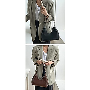 Women's Satchel Bag PU Clutch Small Satchel Bag Cute Shoulder Bag Hobo Bag Solid Color Fashion Mini Clutch