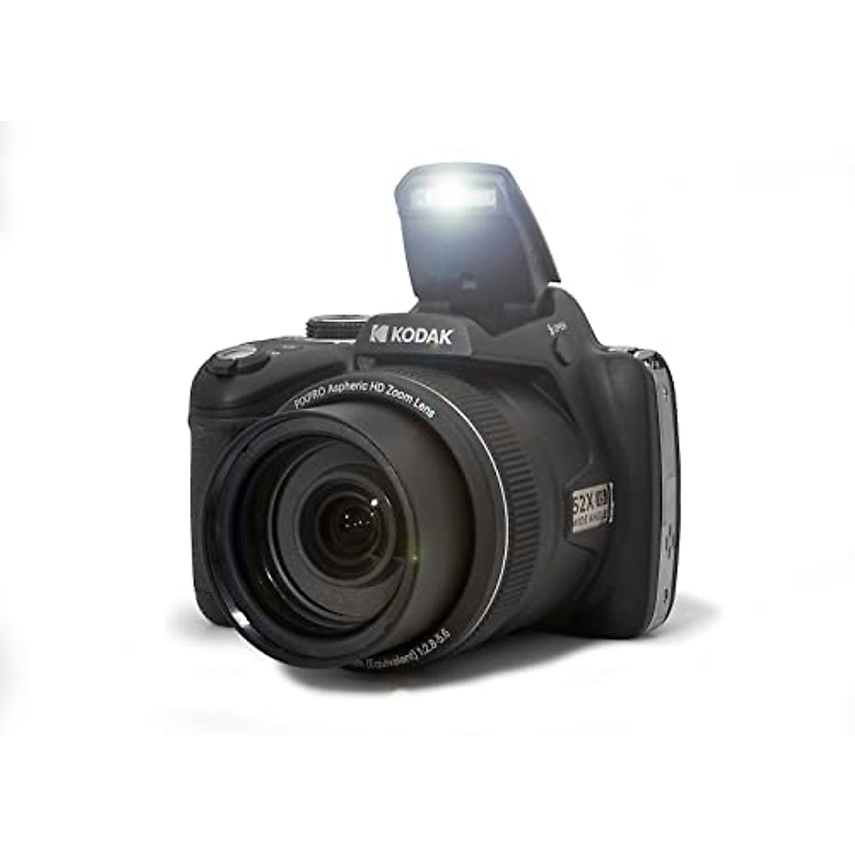 KODAK PIXPRO Astro Zoom AZ528-BK 16 MP Digital Camera with 52x Optical Zoom 24mm Wide Angle Lens 6 fps Burst Shooting 1080P Full HD Video Wi-Fi Connectivity and a 3" LCD Screen (Black)