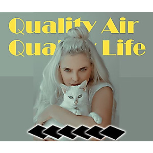 Amazinpure 16x48 in Cut to Fit Carbon Pad Pre Filter for Honeywell HPA100, HPA200, HPA300 Series Consoles & Winix 5500 Range Hoods & Pet Cat Litter Boxes