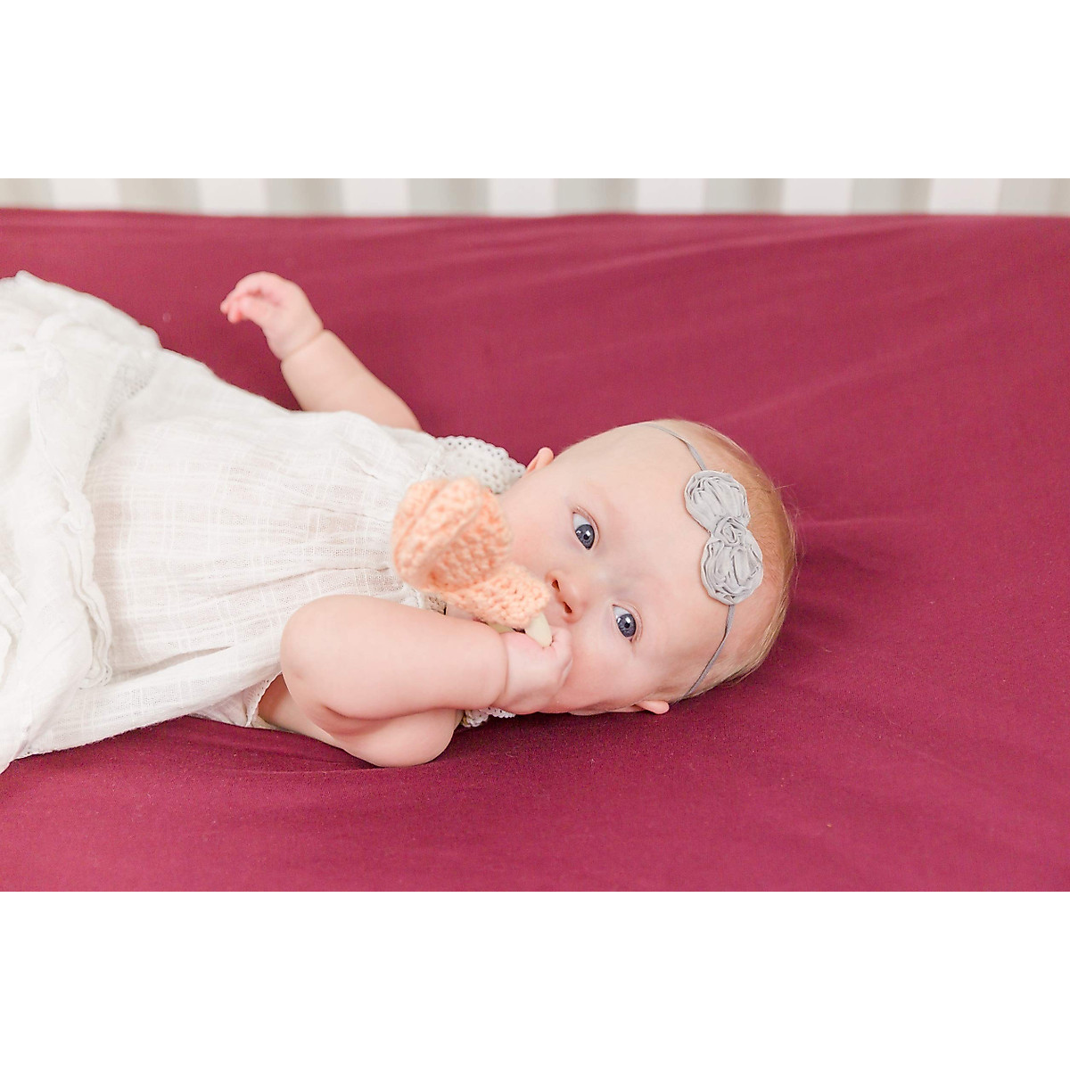 SheetWorld 100% Cotton Jersey Fitted Crib Toddler Sheet 28 x 52, Burgundy, Made in USA