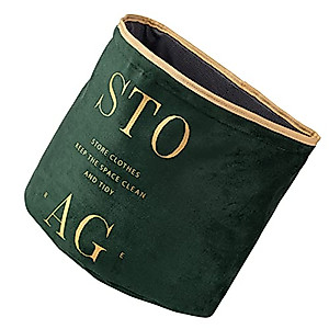 3pcs Household Cloth Sturdy Clothes Clothing Basket Laundry Nursery Kid Organizer Folding Dirty Home Baby Kids Bag Storage Collapsible Fabric Art Hamper Bucket for