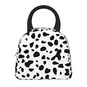 Mokigol Insulated Reusable Lunch Bag for Women/Men,Adult Thermal Tote Lunch Box, Animal Print Portable Leakproof Cooler Bags for Work/School/Picnic/Travel/Beach