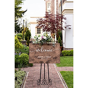 Personalized Wedding Welcome Sign - Wood Wedding Sign - Rustic Wedding Decor #PWS01