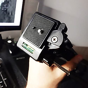 IOUALEY 2 Pack 41mm and 43mm Tripod Quick Release Plate Camera Mounting Adapter, 2 Sizes QR Release Camera Tripod Ball Head Parts Replacement Compatible with Ambico Sunpak Kalimar Zomei Tripod Mount