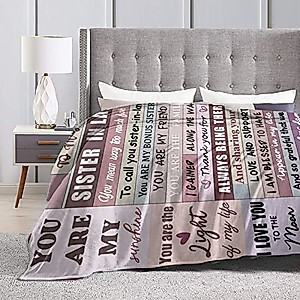 Fleece Cherished Sisters Bond Throw Blanket - Warm Flannel Fleece - Sentimental Sibling Gift