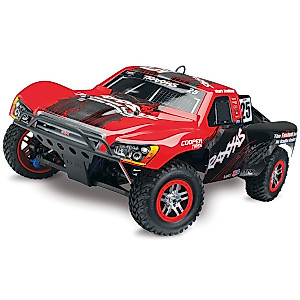 Traxxas Slayer Pro 4X4: Powered 4WD Short Course Racing Truck (1/10 Scale), Red/Black
