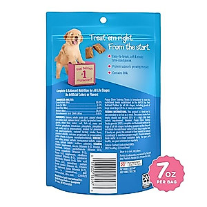 Purina Puppy Chow Training Treats, Healthy Start Salmon Treats - (5) 7 oz. Pouches