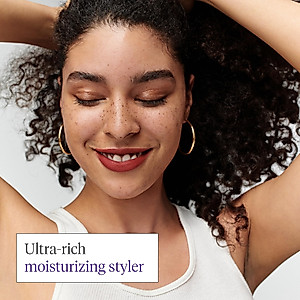 Briogeo Curl Charisma Chia + Flax Seed Coil Custard, Leave-In Styler for Nourishing and Defining Natural Curly and Coily Hair Textures, Vegan, Cruelty-Free, 6 oz